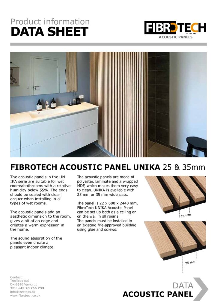 Find og læs alle datablade til vores produkter her - Fibrotech