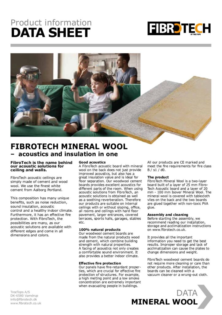 Find og læs alle datablade til vores produkter her - Fibrotech